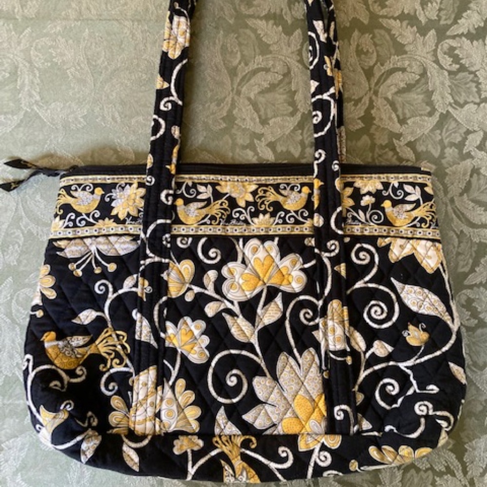 Vera Bradley Yellow Bird Tote - Gem